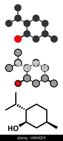 Skeletal formula of Menthol. Chemical molecule Stock Vector Image & Art ...