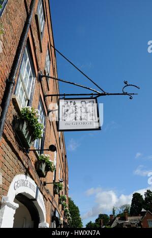 The George Hotel, Buckden, Cambridgeshire, was famous in coaching days ...