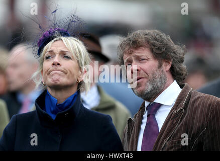 Jill Douglas during St Patrick's Thursday of the 2017 Cheltenham ...