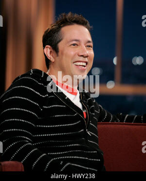 Actor and comic Lance Krall during a segment of 'The Late Late Show ...