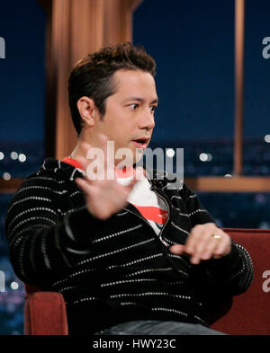 Actor and comic Lance Krall during a segment of 'The Late Late Show ...