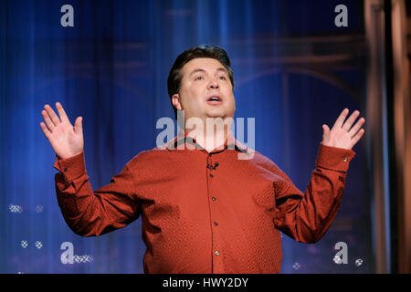 Comic Dobie Maxwell performs during a segment of 'The Late Late Show ...