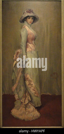 'Harmony in Pink and Gray: Lady Meux' by James McNeill Whistler is a ...
