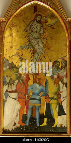 Giovanni del Biondo's painting 'Martyrdom of St. Sebastian' includes ...