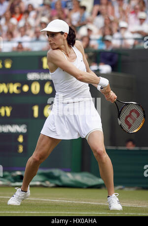NATHALIE DECHY FRANCE WIMBLEDON LONDON ENGLAND 23 June 2003 Stock Photo ...