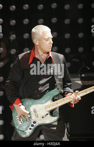 Adam Clayton of U2 in concert at Parkhead Stadium, in Glasgow, Scotland ...
