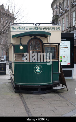 The Auld Tram in Dundee Scotland Stock Photo - Alamy