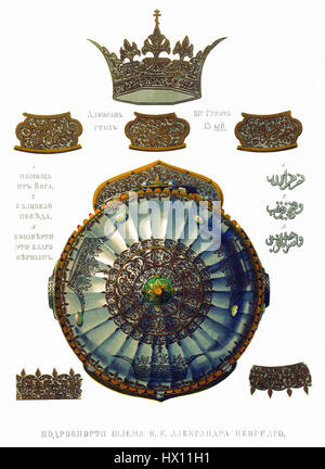The 'Helmet of Alexander Nevsky' is a historical artifact depicted in ...