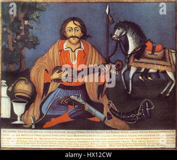 *Cossack Mamay* is a traditional Ukrainian painting depicting the ...