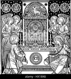 The Latin phrase 'Ecce Panis Angelorum Factus Cibus Viatorum ...