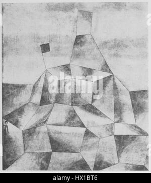 An illustration by Paul Klee from 1930, titled 'Crevel,' demonstrating ...