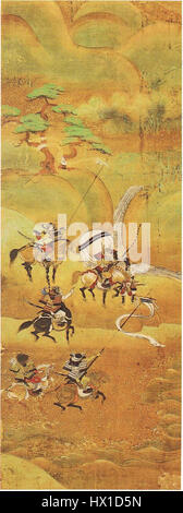 'Genpei Kassen Ezu' is a Japanese historical painting depicting the ...