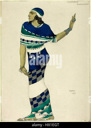 The *Cleopatra* ballet by Léon Bakst features opulent costumes and ...
