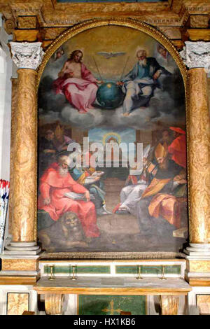 The Glorification of the Eucharist (oil sketch), painting by Peter Paul Rubens, 1630-1632 Stock ...