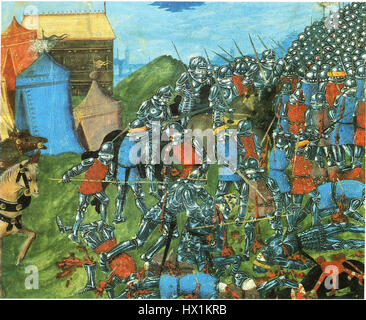 A historical depiction of Clovis II, King of the Franks, and his mother ...