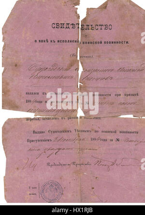 'Conscription Russia, front, 1884' is a historical painting depicting ...