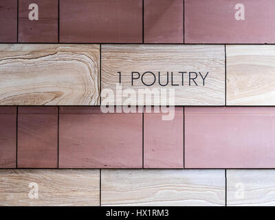 Number One Poultry , London . Designed by James Stirling Stock Photo ...