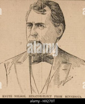 The drawing of Knute Nelson as Senator-elect captures the significant ...