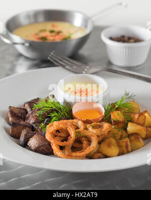 Beef Rydberg. Swedish beef and potato dish. Sweden Food Stock Photo - Alamy