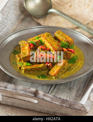 Methi Chaman, dish cooked with paneer, Kashmiri cuisine, Traditional ...