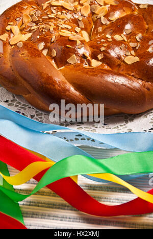 Mazanec - traditional Czech sweet Easter pastry similar to hot cross ...