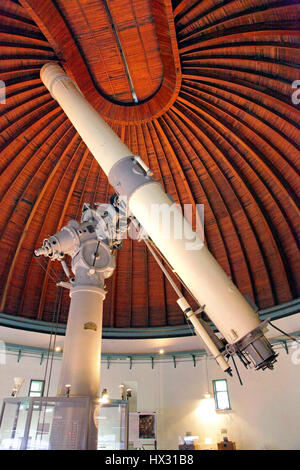 The 65-cm Refractor Telescope at the Observatory History Museum in ...