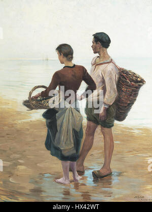 This oil painting by Ingeborg Westfelt Eggertz depicts a serene morning ...