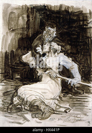 Ivan the Terrible killing his son (sketch, 1913, GRM Stock Photo - Alamy