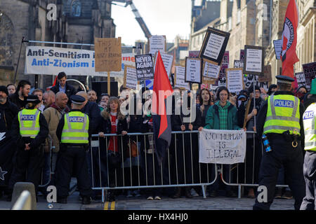 Edinburgh, Scotland, 25th March Protesters gather in Edinburgh with ...