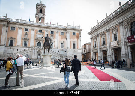 Rome, Italy. 24th Mar, 2017. Gabriele Caprio attends the photocall of ...