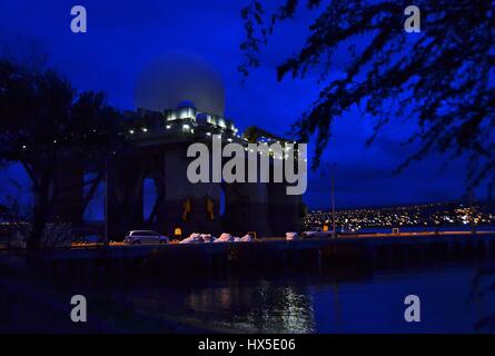 The Sea-based, X-band Radar departs Pearl Harbor Stock Photo - Alamy