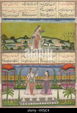 Todi Ragini (above) and Gauri Ragini (below Stock Photo - Alamy