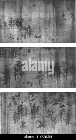 The 'Saigyo Monogatari Emaki Tsunetaka' is an illustrated handscroll ...