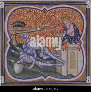 The painting 'Louis the Pious at Soissons' depicts an important ...