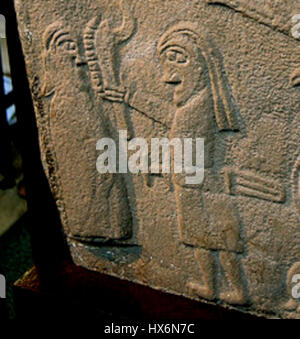 The Pictish stone is a carved stone monument from early medieval ...
