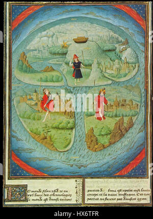 The T O Mappa Mundi is a medieval map illustrating the known world in ...