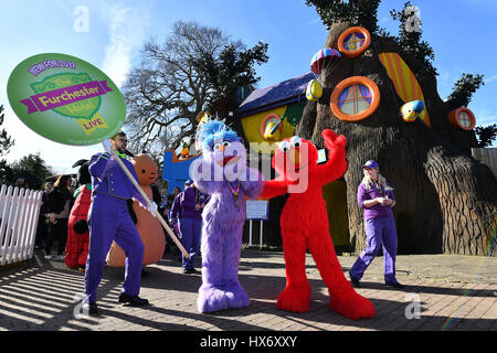 EDITORIAL USE ONLY CBeebies characters participate in the parade during ...