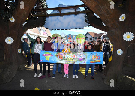 CBeebies presenters lead the parade during the launch of two new ...