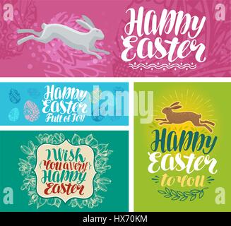 happy easter banner Stock Vector Image & Art - Alamy