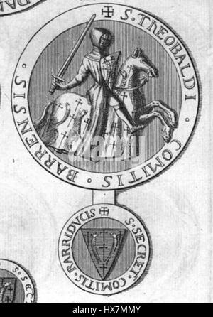 The painting of Theobald II, Count of Bar, showcases the prominent ...