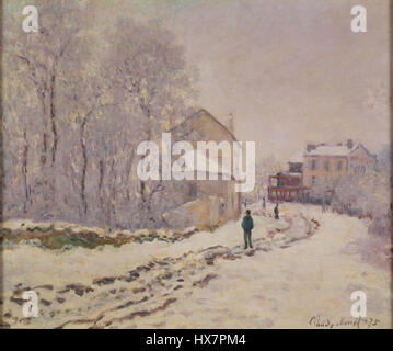 Claude Monet’s 'Snow at Argenteuil' captures a snowy landscape in the ...