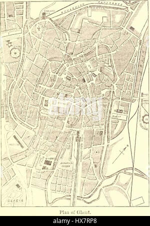 This old map of Ghent, Belgium, offers a historical perspective of the ...
