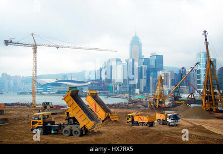 The Hong Kong construction site Stock Photo - Alamy