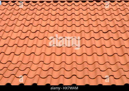A traditional red pantile roof on a Scottish cottage Stock Photo - Alamy