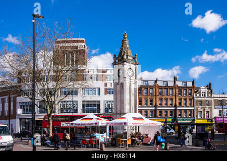 Lewisham Clock Tower, High Street, Lewisham, London Borough of Lewisham ...