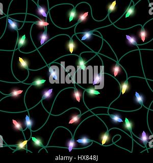 Light bulb Seamless Pattern hand drawn. Vector Illustration Stock ...