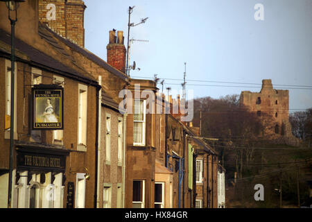Norham Castle and village Stock Photo - Alamy