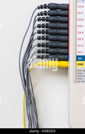 Gammabox amplifier of a Brain-Computer Interface (BCI) hood that is ...