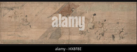 Part 4 of the 'Tsuchigumo no Soshi Emaki' series, a Japanese narrative ...