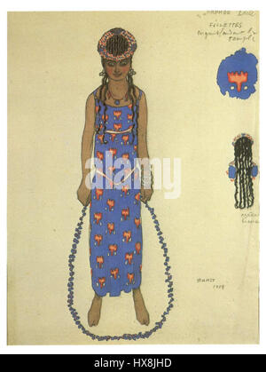 Orpheus by Léon Bakst is a dramatic depiction of the mythical Greek ...